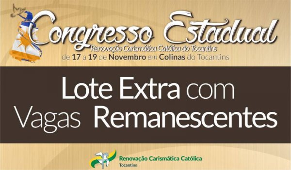 RCCTO abre lote de inscriÃ§Ãµes com vagas remanescentes para o ...