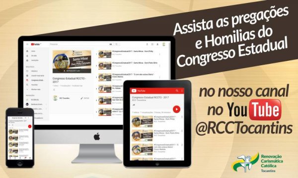 Confira as pregaÃ§Ãµes do Congresso Estadual da RCCTO - Renovação ...